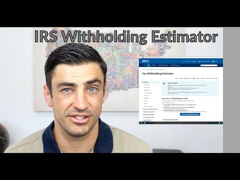 IRS Withholding Estimator Tutorial