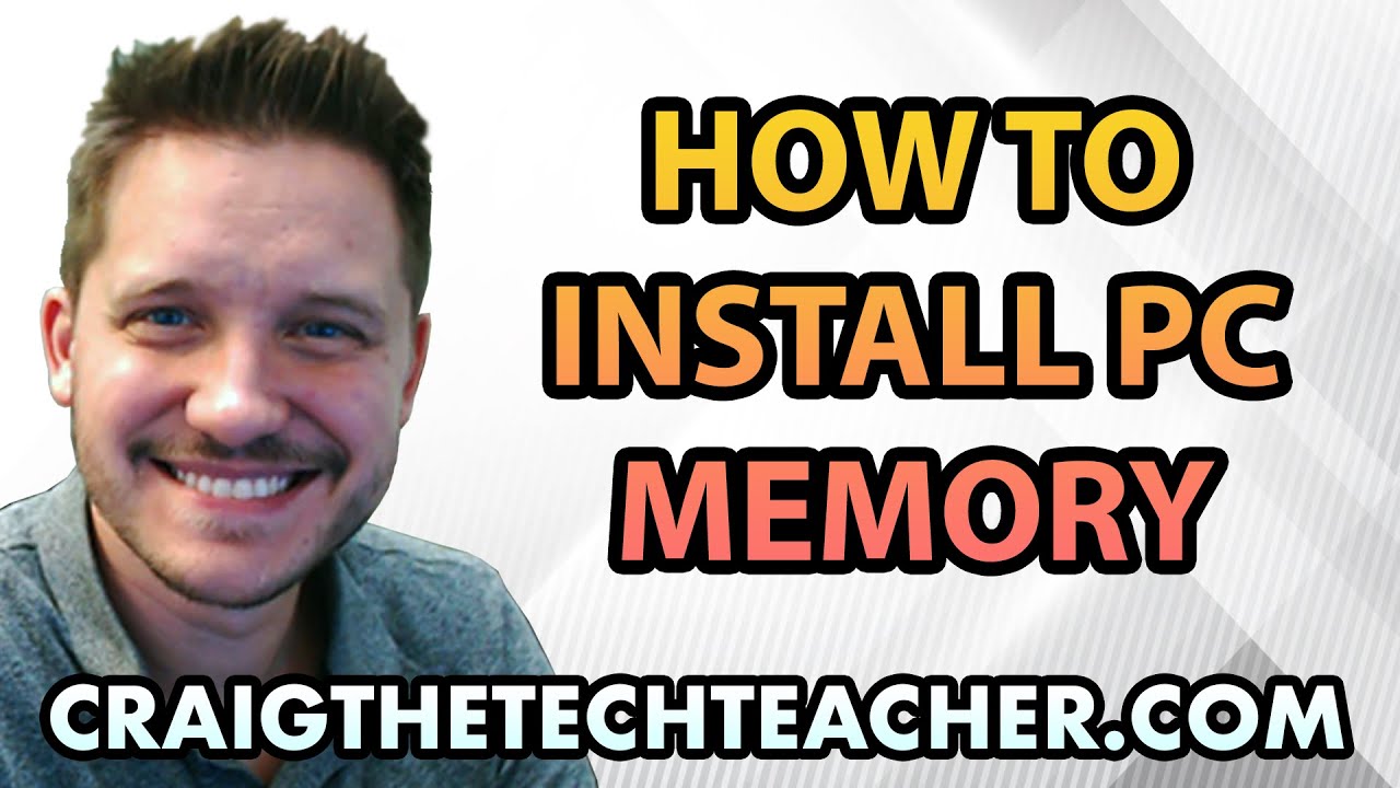 How To Install Computer Memory (RAM) (2022)