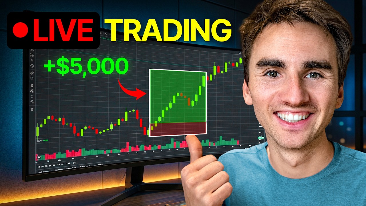 Live day Trading - Start w/ $50 Using This Strategy