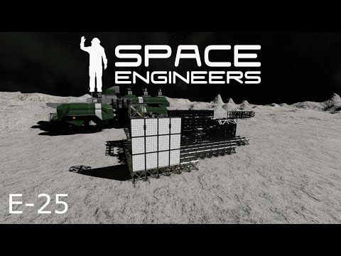 Space Engineers, E-25, Laying Out The Moon Base