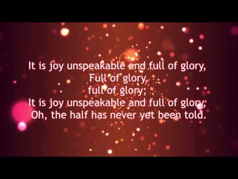 Joy Unspeakable