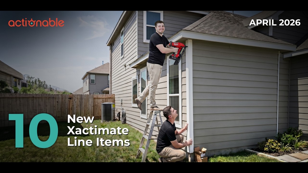 10 NEW XACTIMATE LINE ITEM ALERTS!