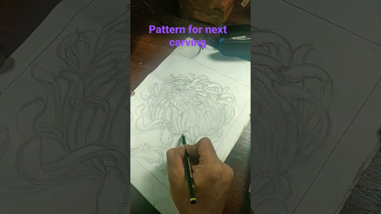 pattern carving sketch