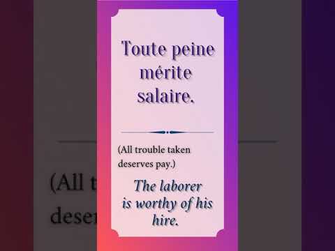 Wise French Sayings and Proverbs. #shorts