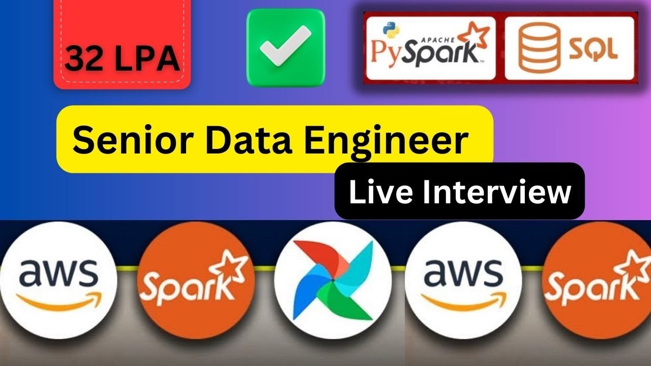 Senior Data Engineer Live Interview questions and answers || spark || SQL || data analysts