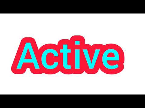 Active - synonyms and antonyms