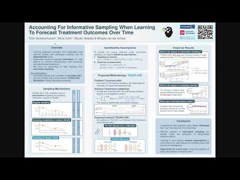 ICML AI, Medical - Learning to Forecast Treatment Outcomes (6/7)