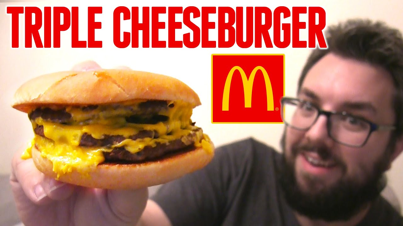 McDonald's Plain Triple Cheeseburger Review