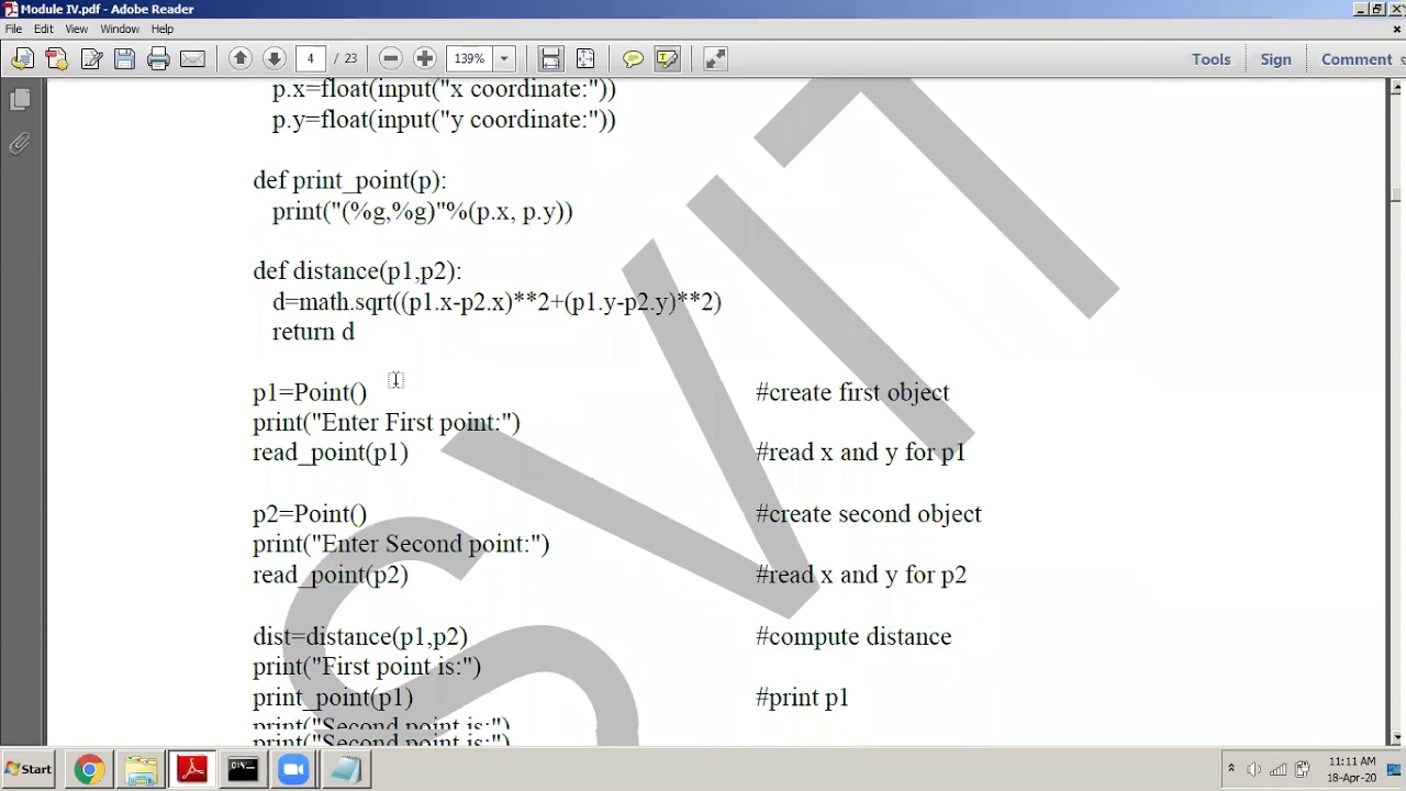 Python Application Programming - Module 4 - Classes and Objects
