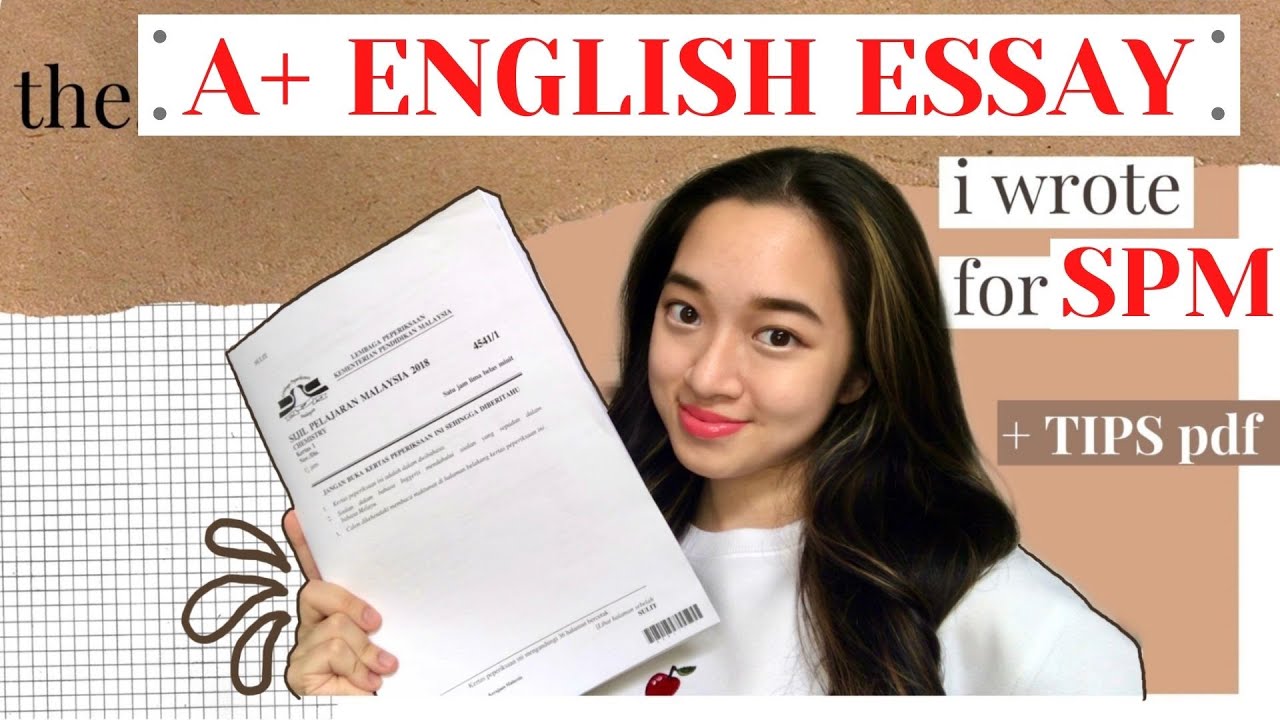 reading my ACTUAL A+ ENGLISH SPM ESSAY & English SPM ESSAY tips | free tips PDF