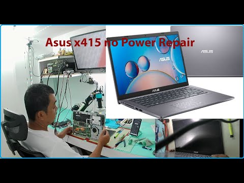 Asus X415 no power not charging fix