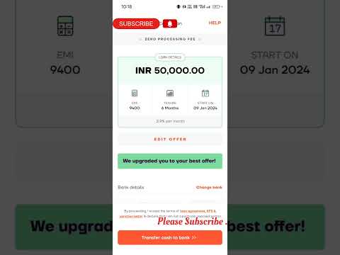 Navi Personal Loan Apply 2023 Live Proof | Navi Loan App | Navi App Me Loan Kase Le | #shorts #loan