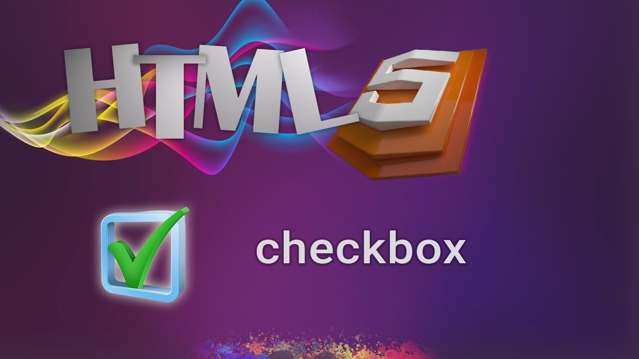 HTML for beginners 39: checkbox input type  | CHECKBOX