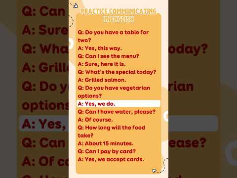At a Restaurant | English Conversation Practice #english #englishspeakingpractice
