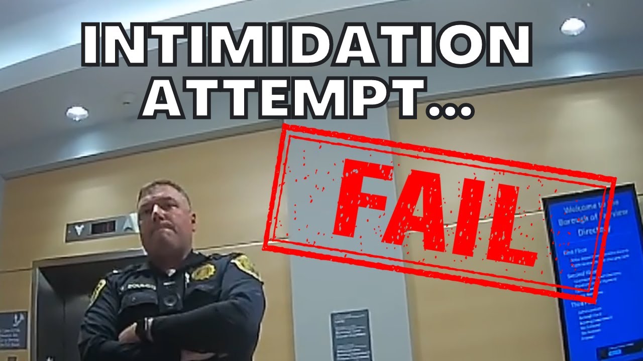 Intimidation FAIL! 1ST Amendment Audit! COPS Get EGO bruised!