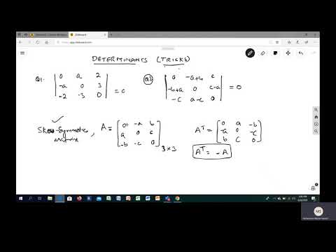 Determinants of Skew symmetric short cut