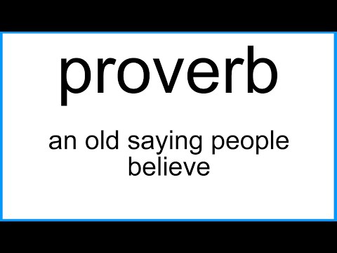 proverb       The New English Dictionary meaning | Vocabulary for Kids | Children's Dictionary