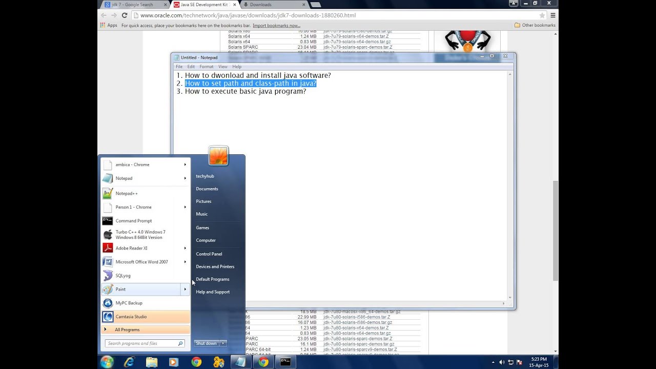 JDK 7 installation video