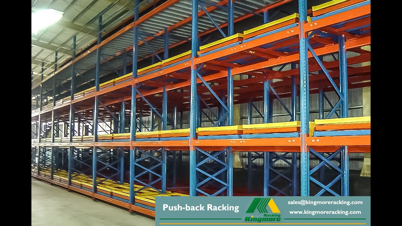 Push Back Racking - Kingmore Racking