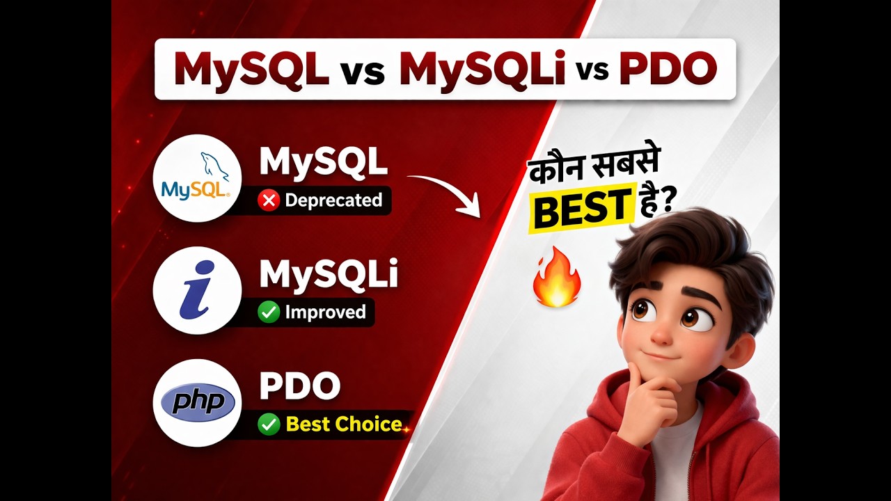MYSQL vs MYSQLI vs PDO | @phpechos