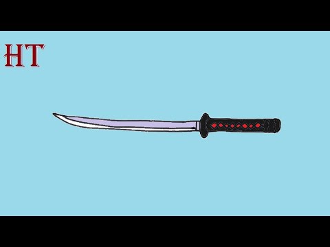 How To Draw A Samurai Sword Step by Step – I'm Youtuber – Follow my ...
