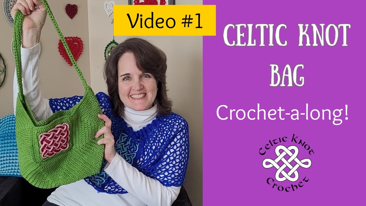 🍀FREE crochet pattern to make this beautiful Celtic Bag!🍀