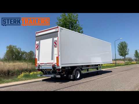 STERK Trailers - Plywoodoplegger city met laadklep