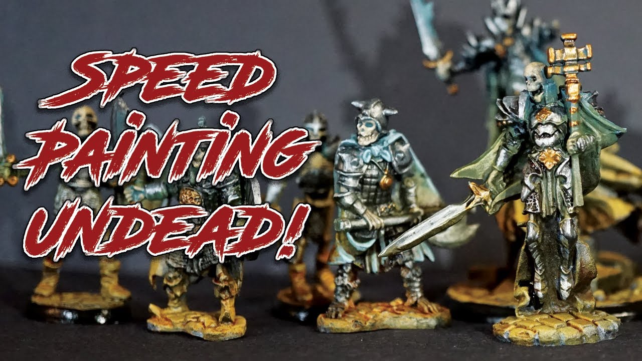 Quick, Easy, Skeleton Speed Painting!