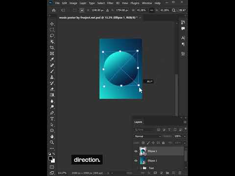 Gradient Poster Design in Photoshop