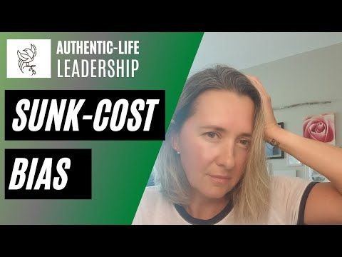 What is sunk-cost bias?