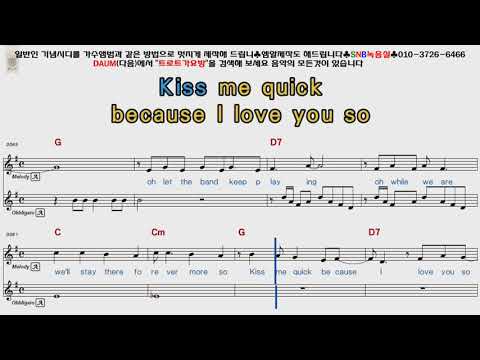 Elvis presley - kiss me quick [POP Song Score Karaoke]