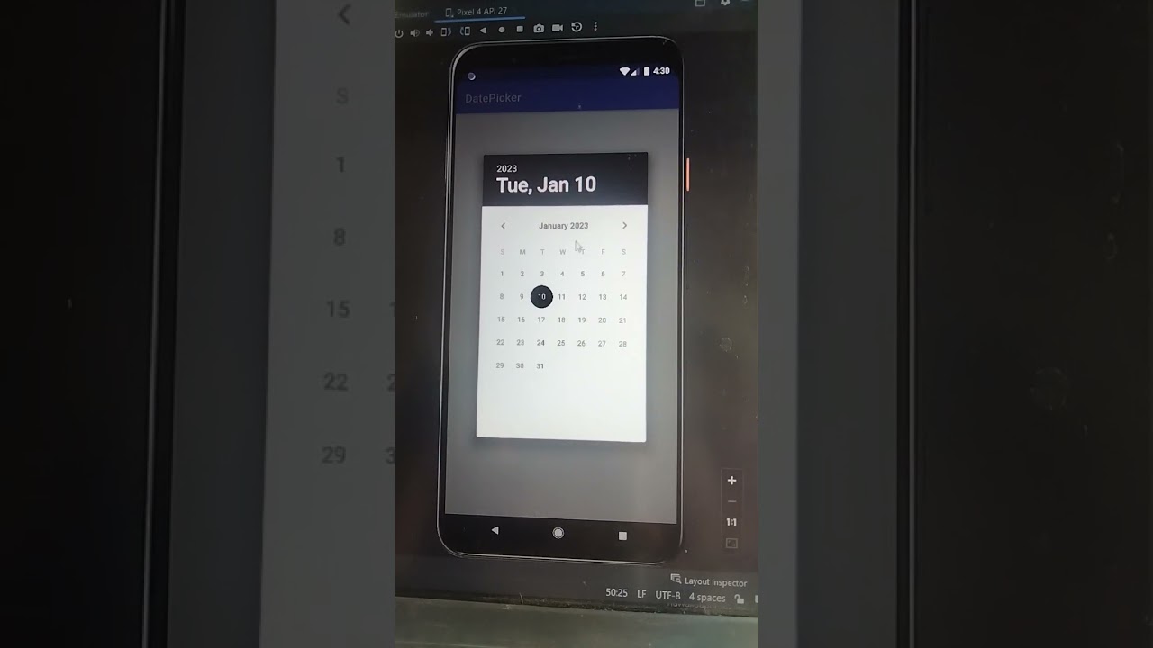 Date Picker in Android 😎#coder  #android