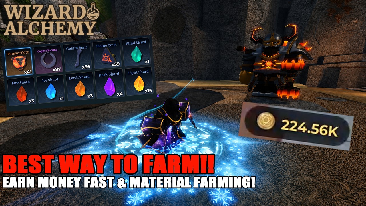 Fast farming method | Wizard Alchemy