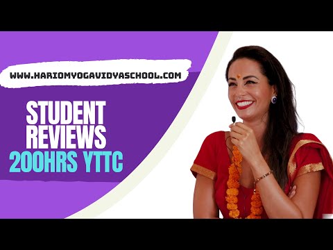 Student's Experience at Hari Om Yoga Vidya School || #Yogateachertrainingcourse #200houryttc #India