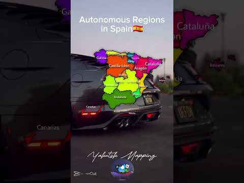 Autonomous regions in Spain 🇪🇸