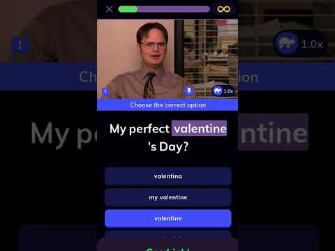 Word of the Day: Valentine ⭐ #wordoftheday #learnenglishwithtvseries #vocabulary #theoffice