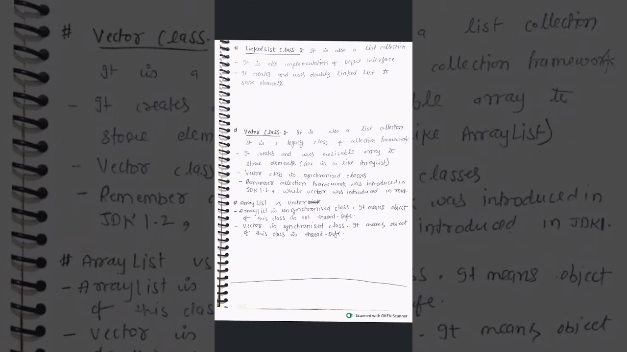 JAVA handwritten notes 📝📝 #java  #javaprogramming #trending #viral #shorts #learning #dreamon #help