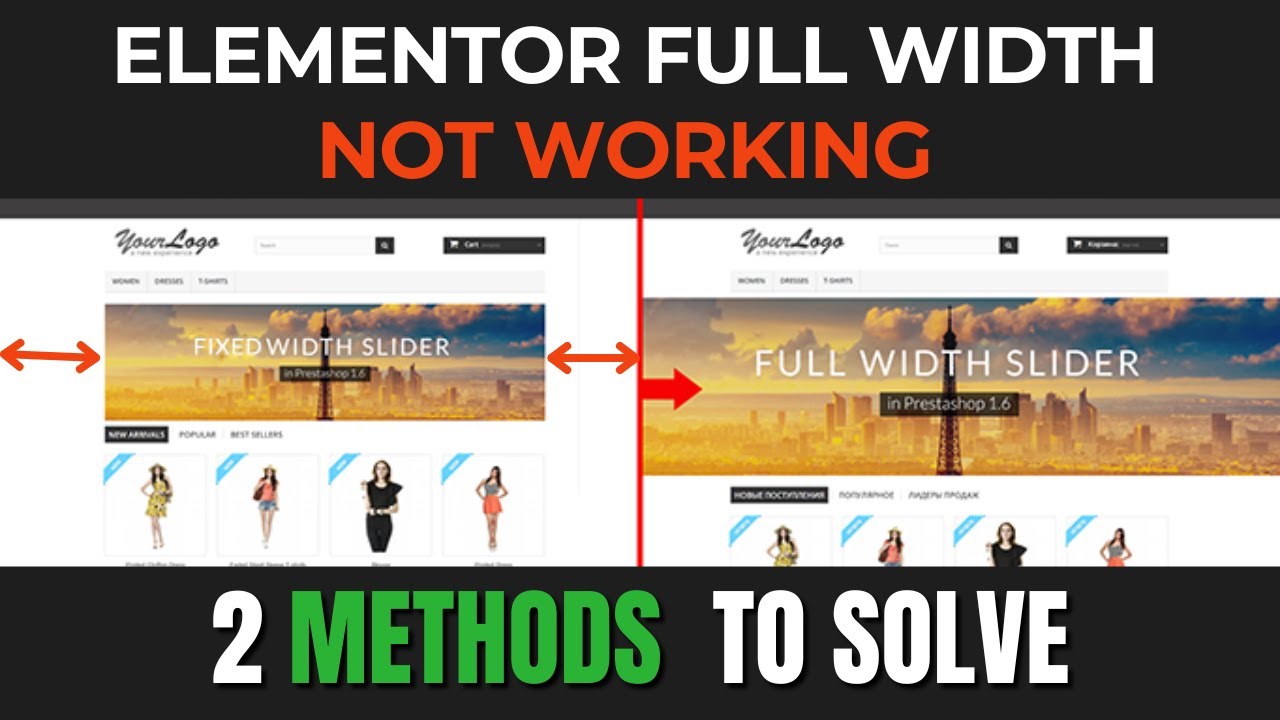 Fix Elementor Full width Not Working || Make Elementor Full-width || 2 Methods || Eachandeverything
