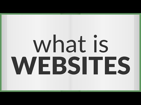 Websites | meaning of Websites
