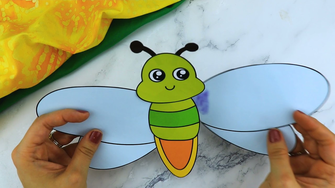 Free Printable Firefly Craft for Kids