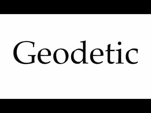 How to Pronounce Geodetic