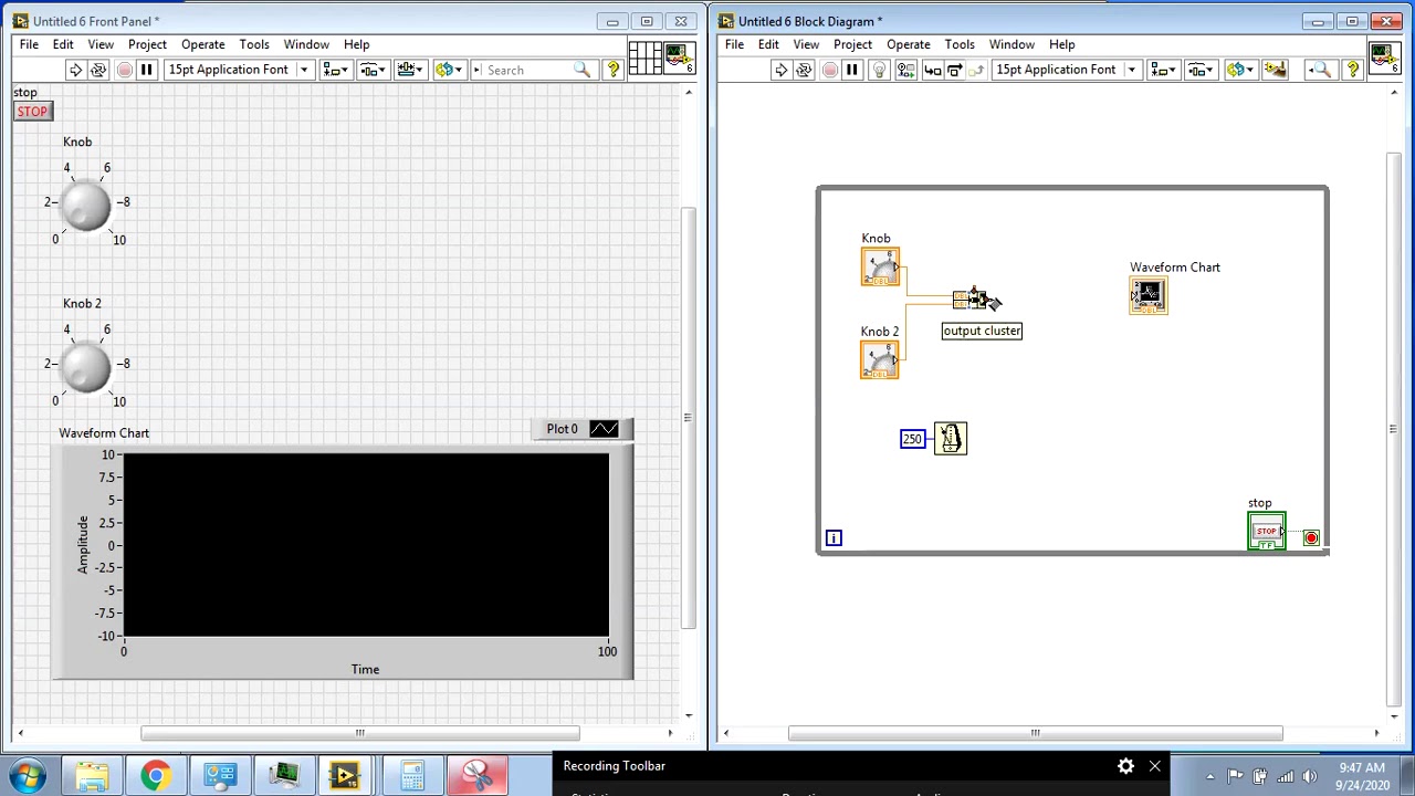 ES405L:  LabVIEW clusters