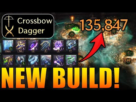 Throne & Liberty - NEW Max Damage Build-Guide for Crossbow & Dagger! (pve bosses, mobs & goi)