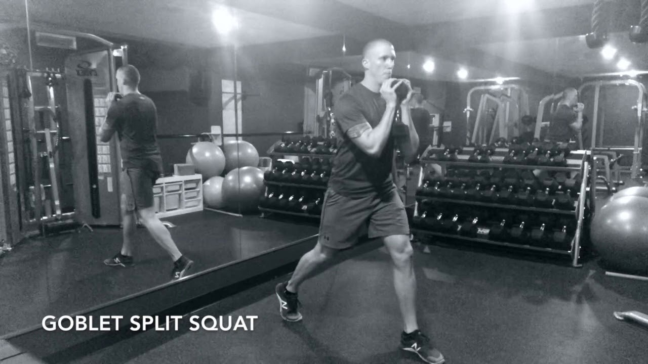 Goblet Split Squat - Upside Strength Exercise Library