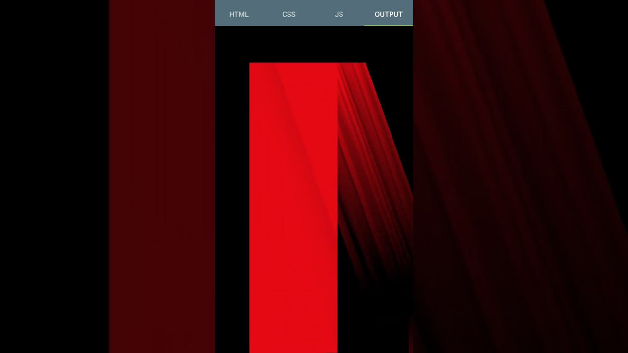 Netflix intro using HTML | CSS