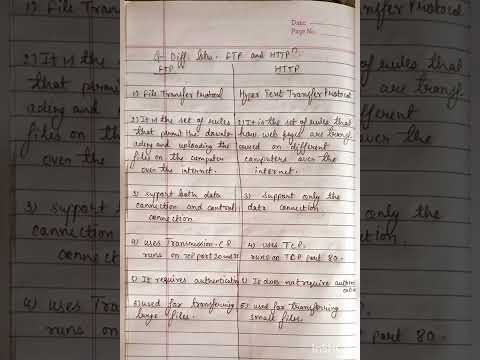 difference between ftp and http || plzz subscribe