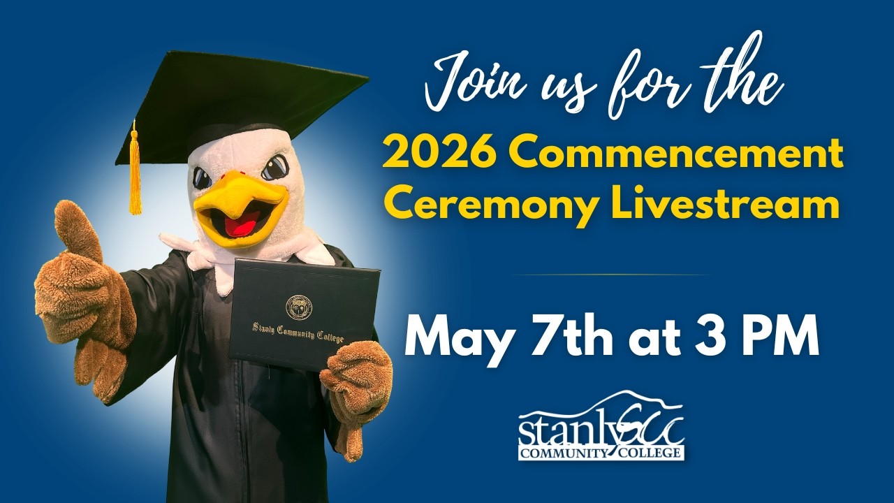 2026 Stanly Community College Commencement Ceremony May 7th 3 PM