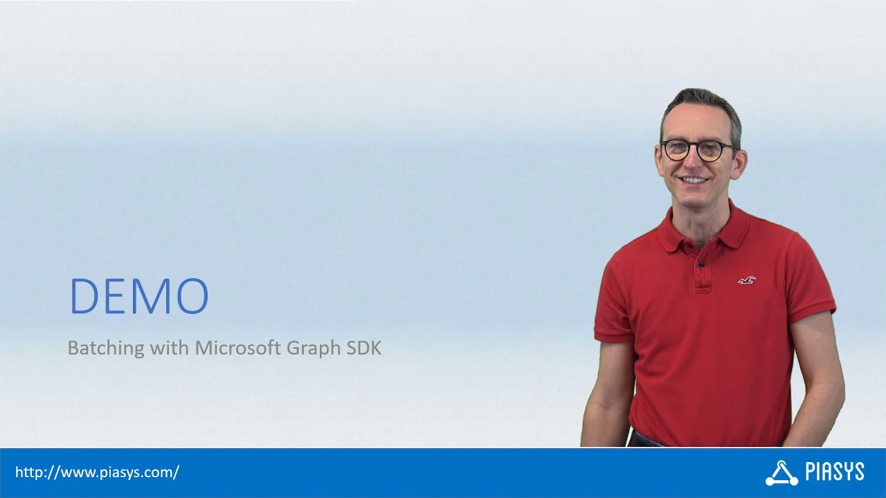 Episode #153 - Batching with Microsoft Graph SDK for .NET