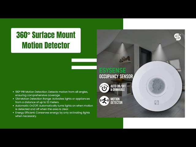 Occupancy Sensor - Motion Sensor with Remote, Occupancy Sensor, LUX ...