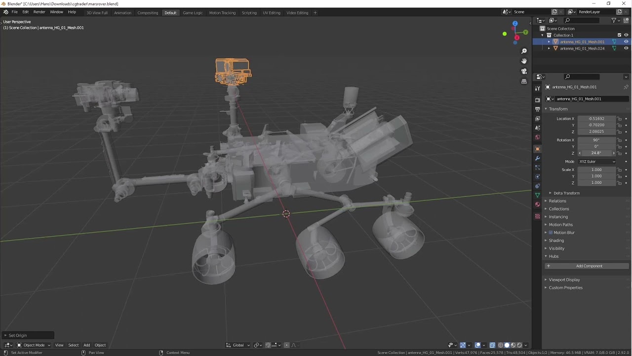 Blender + p3d.in Animation Tutorial